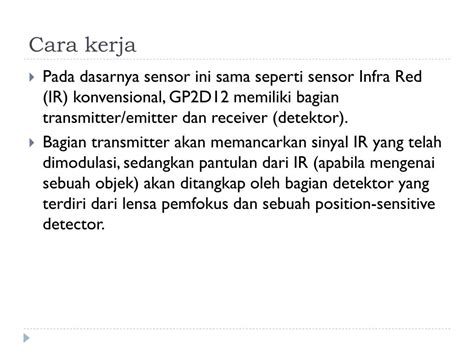 PPT Transduser Dan Sensor Sensor Jarak PowerPoint Presentation Free Download ID