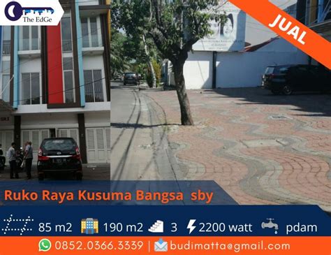 Dijual Ruko Di Jalan Raya Kusuma Bangsa Surabaya