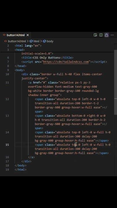 Animated Buttons Without Using Css Use Only Html Part 14 Html