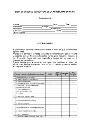 Manual Inventario PAI PAI Inventario de evaluación de la