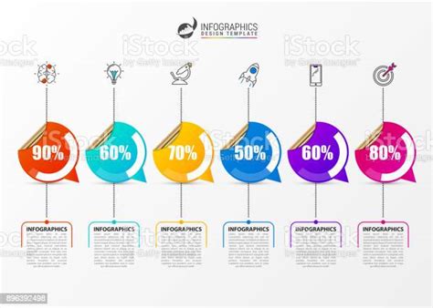 현대 비즈니스 가로 타임 라인입니다 Infographic 템플릿입니다 벡터 개념에 대한 스톡 벡터 아트 및 기타 이미지 개념 그래프 다이어그램 Istock