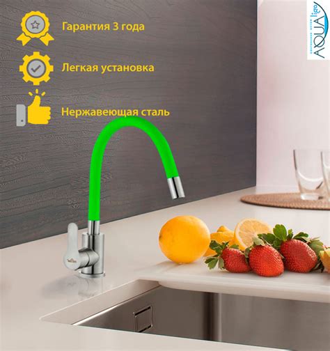 Смеситель Feinise B49133E Нержавеющая сталь Гибкая подводка - купить по ...
