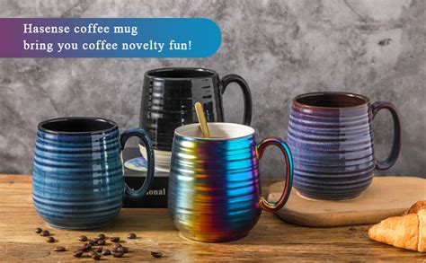 Hasense Large Coffee Mug 20 Oz Ceramic Coffee Cups For