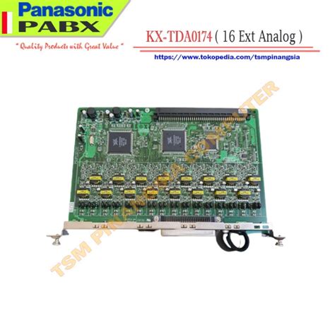 Jual Card Pabx Panasonic KX-TDA0174 / Card Extension 16 Analog KX-TDA ...