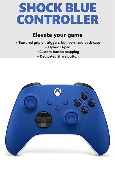 Shock Blue Xbox Core Wireless Controller Xbox Series X S Xbox One