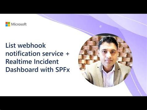 Building Real Time Incident Dashboard With Spfx And List Webhook Notifications Youtube