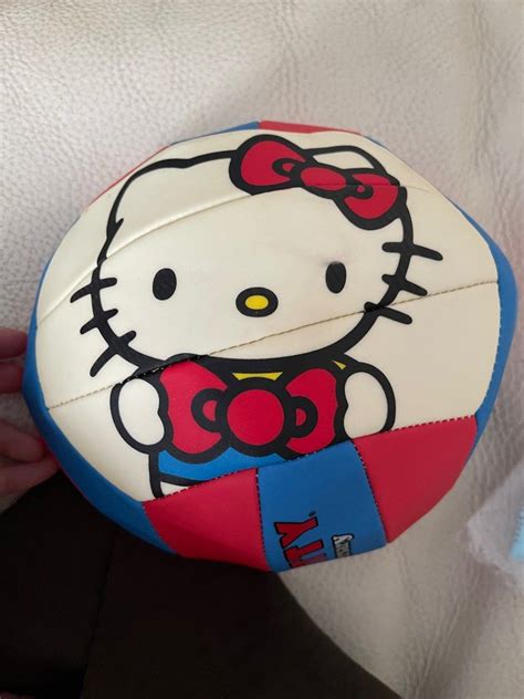 Hello Kitty Ball Sports Equipment Sports And Games Racket And Ball Sports On Carousell