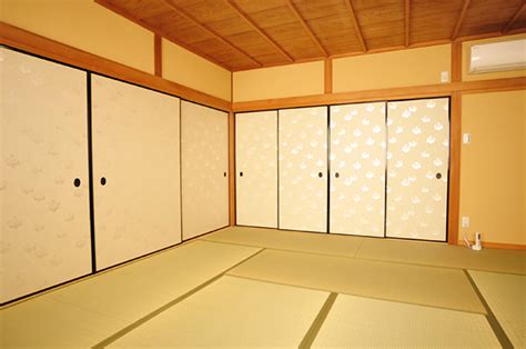 襖～ 京唐紙（きょうからかみ） 京都 滋賀でモダンなデザインの家・注文住宅を建てるなら一級建築士事務所・京都デザインファーストにお任せ下さい！