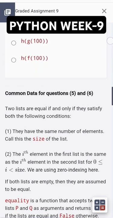 Python Week 9 Graded Assignment Iitmadras Iitmpython Youtube