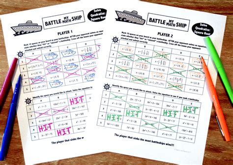 Fun Creative Ways To Practice Quadratics ALGEBRA AND BEYOND