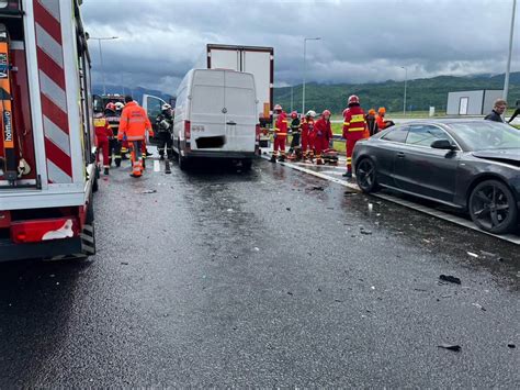 Accidentul de joi de pe autostrada A1 între Sibiu și Boița Un bărbat