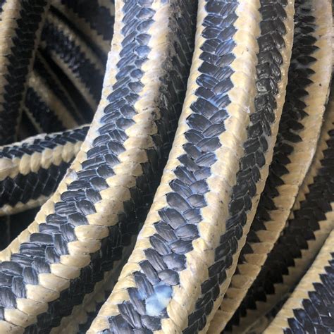 China Security Seal Gasket Packing Ring Aramid Fiber With Graphite PTFE