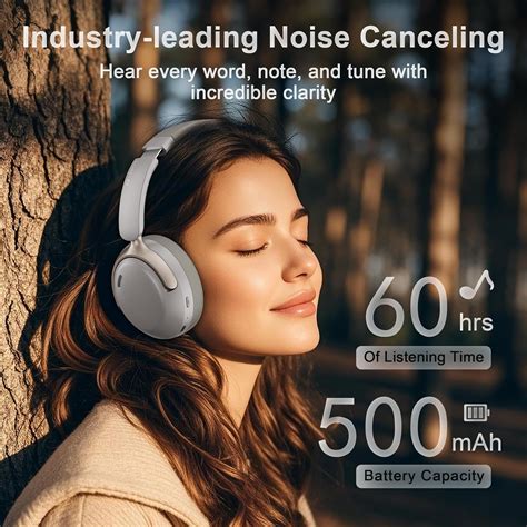 Lorelelei Qc30 하이브리드 액티브 헤드폰 60 시간 플레이 타임 빌드 마이크 Bluetooth 54 수익성