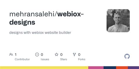 Github Mehransalehiwebiox Designs Designs With Webiox Website Builder