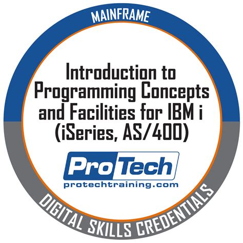 Introduction To Programming Concepts And Facilities For Ibm I Iseries As Credly