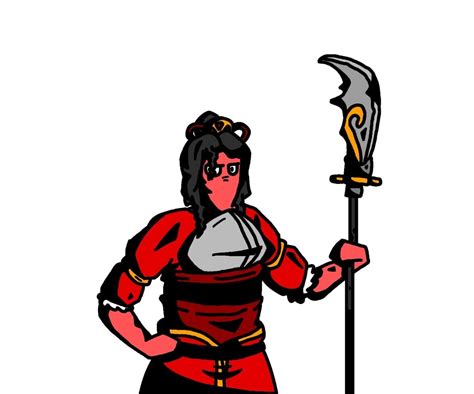 I Drew Lady Red Jade Raccuratebattlesim