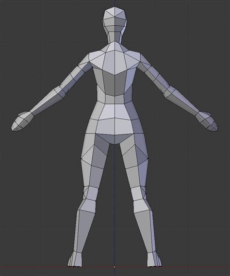 Low Poly Female Model 3d Model 5 3ds Blend Dae Fbx Obj Free3d