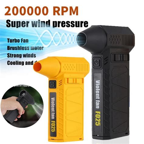 Electric Turbo Jet Fan Air Duster 200000 Rpm With Brushless Motor Portable Vacuum Cleaner For