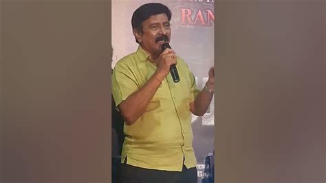 Rv Udhayakumar Director Speech Sbm Audio Release Youtube