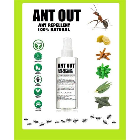 Ant Out Natural Ant Repellent Spray 100 Natural Non Toxic Chemical