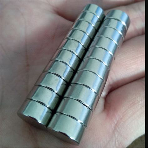 強磁鐵圓形1010mm釹鐵硼小吸鐵石強力磁石稀土永磁鐵磁鋼鍍鎳 蝦皮購物