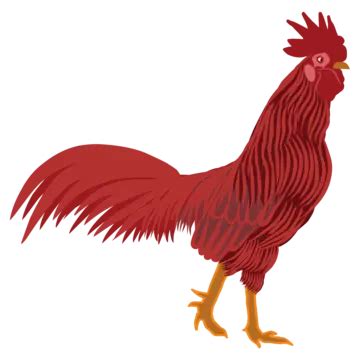 Ilustración De Logotipo De Gallo Rojo Vector PNG Ilustración