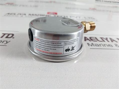 En 837-1 Pressure Gauge 0-60 Bar - Aeliya Marine