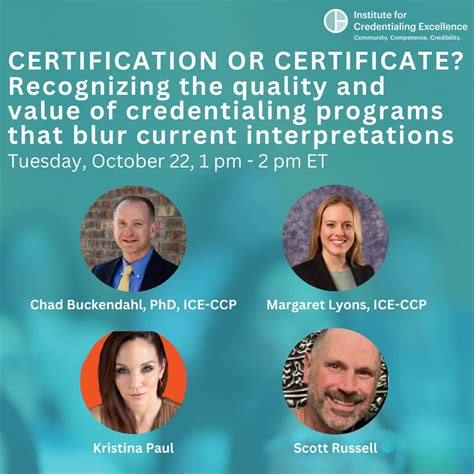 Join Us For Ices Upcoming Webinar Certification Or Certificate