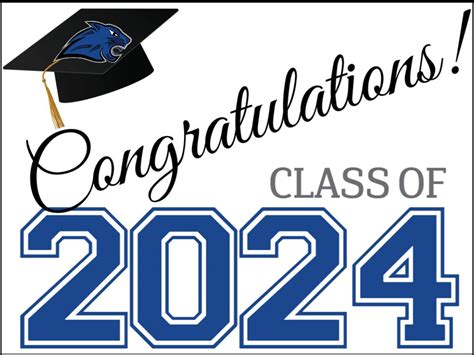 Rcs Class Of 2024 Classic Congratulations Yard Sign
