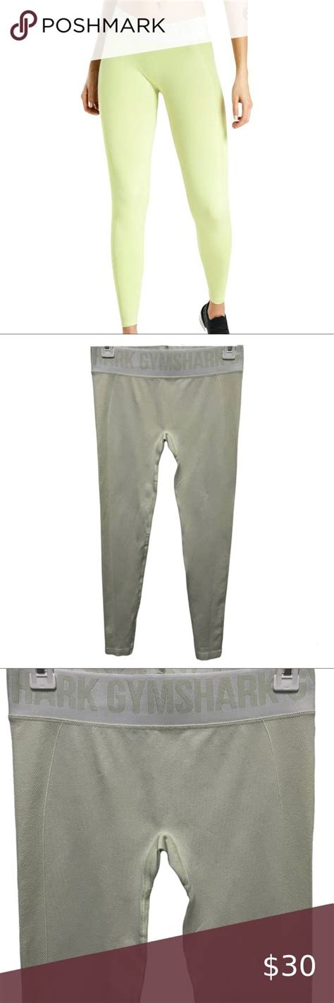 Gymshark Flex Low Rise Leggings Light Green Marl Low Rise Leggings Gymshark Leggings