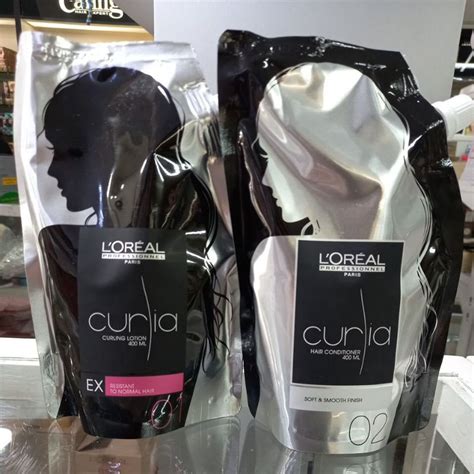 น้ำยาดัดผมลอรีอัล เคิร์ลเลีย Loreal Curlia สูตรใหม่ ปริมาณ 400ml