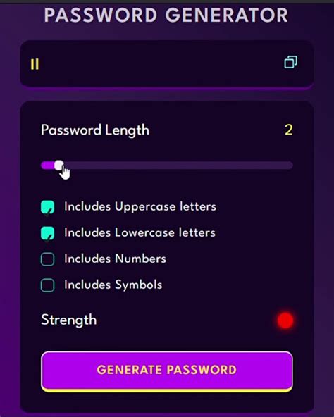 Javascript Password Generator Youtube