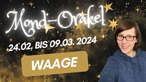 Dein Mond Orakel WAAGE 24 02 bis 9 03 2024 Das GLÜCKSRAD dreht