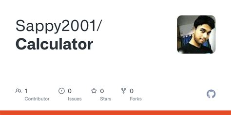 Github Sappy Calculator
