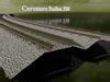Railroad Multiple Radii Ballast Sections Rails And Sleepers 3D Model
