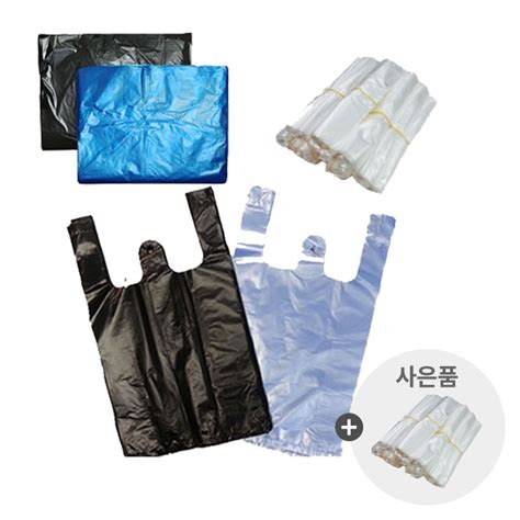 3900원 비닐봉투 쓰레기 재활용봉투 검정비닐손잡이 마트봉투 배접 평판봉투 티몬