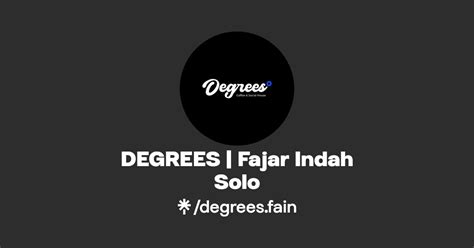 Degrees Fajar Indah Solo Linktree