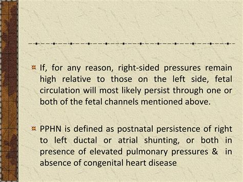 Persistent Pulmonary Hypertension Of Newborn Pptx
