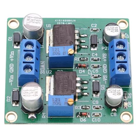 LM Positive And Negative Voltage Stabilizing Power Module Low Ripple Linear Adjustable