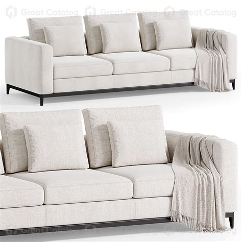 Sofa Minotti Andersen 3d Model・download 3d Models