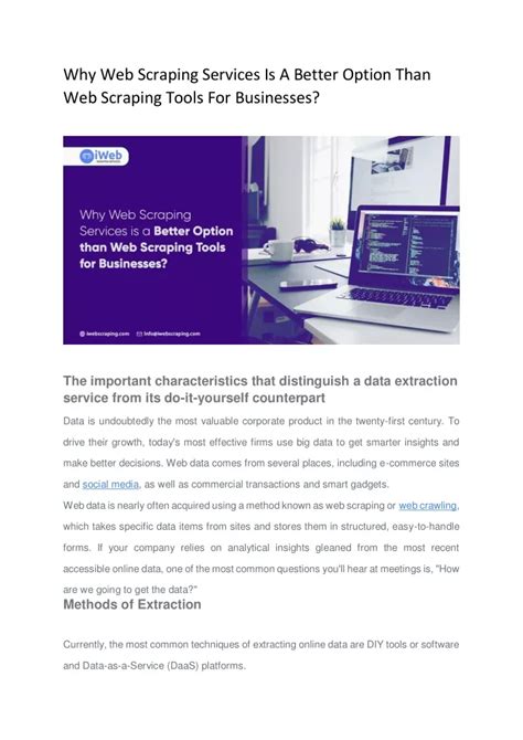 PPT Why Web Scraping Services Is A Better Option Than Web Scraping