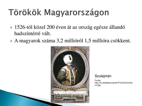 PPT Magyarország népességének alakulása a honfoglalástól napjainkig PowerPoint Presentation