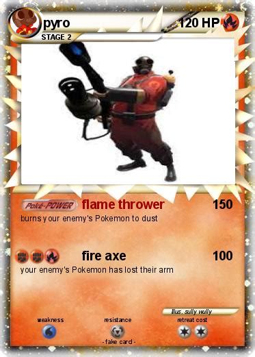 Pokémon Pyro 472 472 Flame Thrower My Pokemon Card