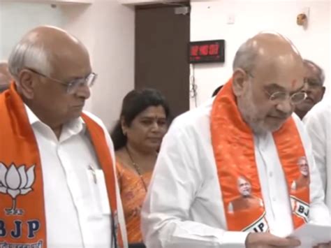 Lok Sabha Election 2024 Amit Shah Files Nomination Papers From