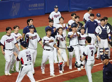 한국 야구대표팀 오늘 대만과 맞대결사실상 준결승 Jtbc 뉴스