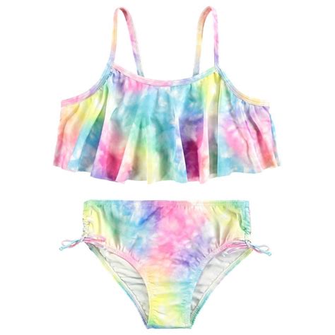 Biquini Juvenil Infantil Tie Dye Tendencia Lilimoon Shopee Brasil