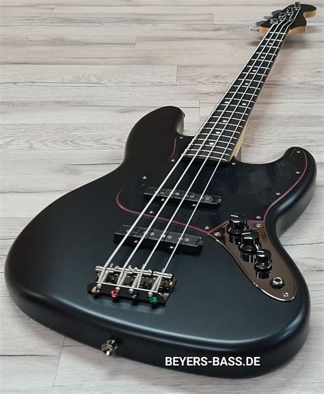 Fender Made In Japan Hybrid Ii Jazz Bass Noir Limited Reverb