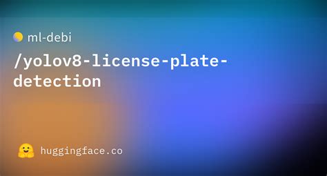 Ml Debi Yolov8 License Plate Detection · Hugging Face