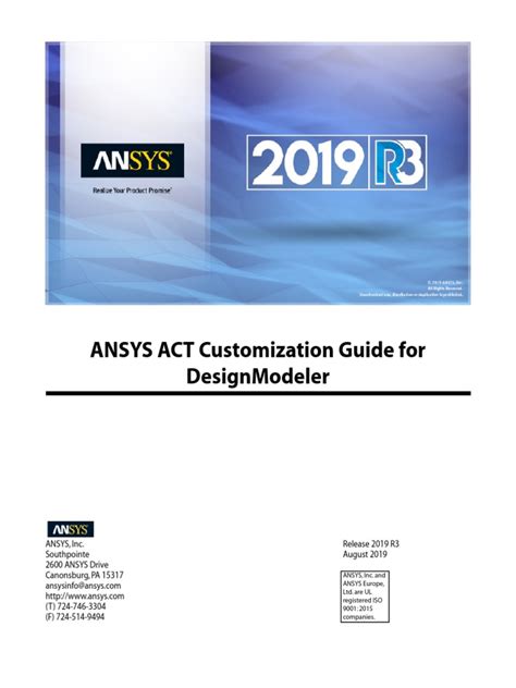 Act Customization Guide For Designmodeler Pdf Trademark Extrusion