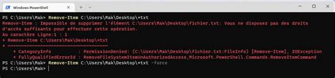 PowerShell Supprimer Un Fichier Avec 10 Exemples Malekal